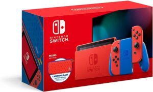 nintendo switch - mario red & blue edition - switch (renewed)