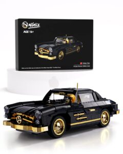 nifeliz retro sports car 400sl moc building blocks and construction toy, adult collectible model cars set to build, 1:14 scale sports car model,new2021 (886 pcs)