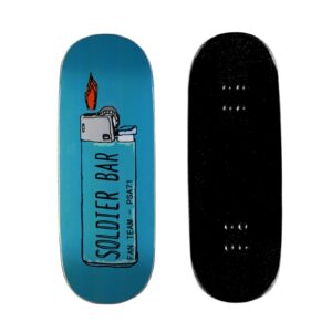 soldier bar soldierbar 11.0 maple wooden fingerboards deck (handmade 5-layer canada maple 34mmx98mm) (lighter)