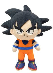 dragon ball z- goku movable plush 8" h