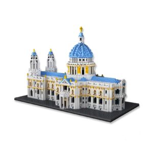 st.paul's cathedral castle collection famous architecture model building block set (7053pcs ) micro mini bricks toys gifts for kids and adults