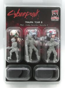 cyberpunk red rpg: miniatures - trauma team b