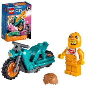 lego city chicken stunt bike 60310 building kit; fun cool toy for kids (10 pieces)