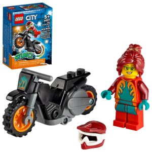 lego city fire stunt bike 60311 building kit; fun, cool toy for kids (11 pieces)