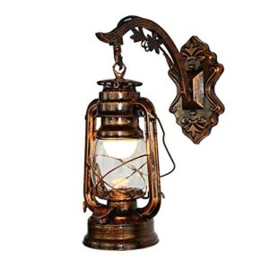 gaoz outdoor lights vintage led wall lamp retro kerosene wall light european antique style luminaire for home,garden,yard,decorations