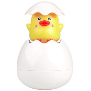 baby bath toys water bathtub pool toys fun egg hatching easter gifts for toddlers (yellow duck)