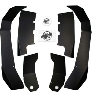 mudbusters fender flares for the yamaha wolverine rmax2 1000 (max coverage)