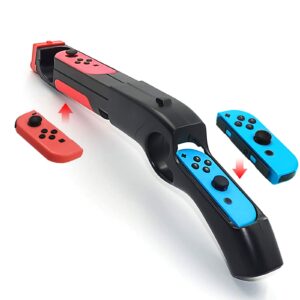 infurider game gun controller for nintendo switch hunting game,handle grips compatible for joy-con shooting games,gunshot controller adapt for other shooting game on switch