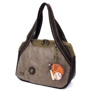 chala bowling bag - baseball - stone gray