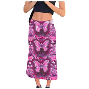 padaleks long maxi skirts for women gypsy hippie clothes bohemian style vintage print summer beach skirt dress