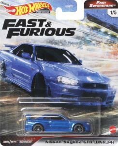 hot wheels fast & furious collection of 1:64 scale vehicles from the fast film franchise, modern & classic cars, great gift for collectors & fans of the movies