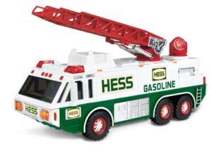 generic hess emergency rescue fire ladder truck1996 by amerada hess corporation, white, medium