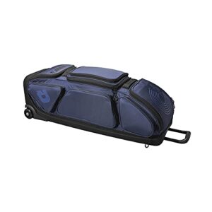 demarini special ops front line wheeled bag, navy, l: 38" w: 13.5" h: 11"