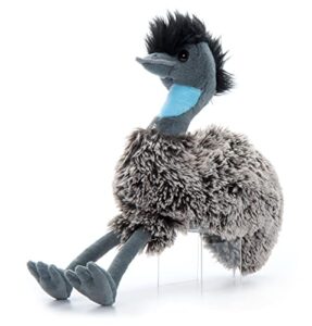 the petting zoo emu stuffed animal, gifts for kids, wild onez zoo animals, emu plush toy 12 inches