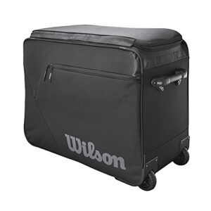 wilson ball bucket bag, black, 27" l x 14.5" w x 20.5" h