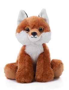 the petting zoo fox stuffed animal, gifts for kids, wild onez zoo animals, fox plush toy 9 inches