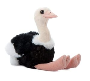 the petting zoo ostrich stuffed animal, gifts for kids, wild onez zoo animals, ostrich plush toy 9 inches