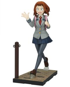 bell fine my hero academia: konekore: ochaco uraraka (uniform version) 1:8 scale pvc figure, multicolor