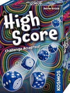 thames & kosmos high score | 2 language english and german | dice game| luck game | board game | family game | 2 to 5 players | ages 8+