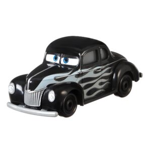 disney cars toys hot rod junior moon, miniature, collectible racecar automobile toys based on cars movies, for kids age 3 and older, multicolor