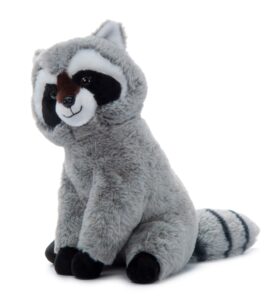 the petting zoo raccoon stuffed animal plushie, gifts for kids, wild onez wildlife zoo animals, raccoon plush toy 12 inches