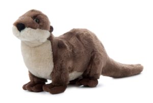 the petting zoo river otter stuffed animal running, gifts for kids, wild onez zoo animals, running river otter plush toy running 18 inches