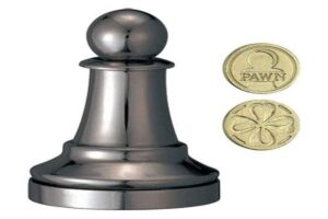 black cast puzzle premium series ~ chess piece puzzle~pawn by hanayama - decorative product…