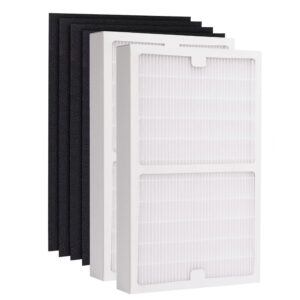 2 pack replacement filters - c - for idylis air purifiers iap-10-280, iap-10-200, part# iaf-h-100c