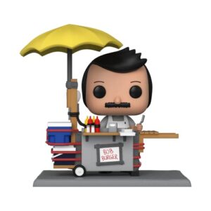 funko pop! deluxe: bob's burgers - bob with burger cart, amazon exclusive