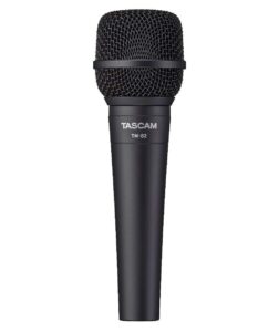 tascam vocal and instrument dynamic microphone, black (tm-82)