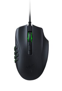 razer naga x wired mmo gaming mouse black (renewed)