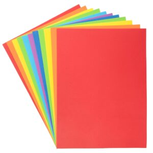 baker ross ax949 rainbow colored foam sheets - pack of 20, colored art supplies for kids craft making activities