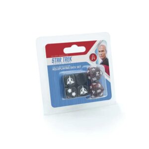 modiphius star trek adventures - klingon dice set, multi