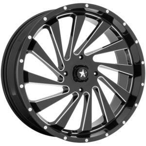 msa offroad wheels ma46 20x7 4x110 g-blk mill 00mm - m46-020710m