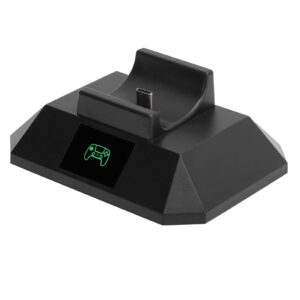 controller single charging stand for ps5, charger charging docking station with display for ps5 gamepad