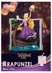 beast kingdom disney story book series: rapunzel ds-078 d-stage statue, multicolor, 6 inches