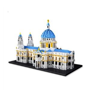 shzj micro mini blocks set,world famous landmark st. paul's cathedral,3d puzzle building blocks set toys for kid or adult(7053 pcs)