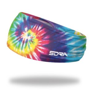 suddora tie dye headband, sports headband for women, headband for men athletic, lightweight, stylish & comfortable headband for running, workout, football, cosplay & costumes (multicolor)