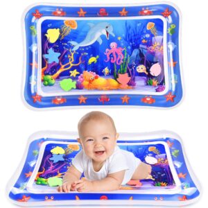 tummy time water mat inflatable baby water play mat fun infant christmas toy gift for 3 6 9 month newborn boy girls sensory development