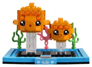 lego brickheadz 40442 pets goldfish