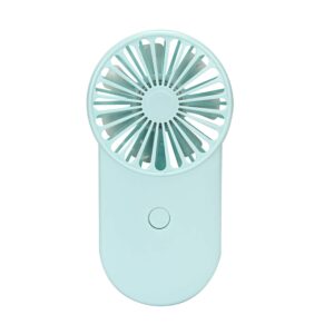 dilexus personal fan green mini handheld fan,usb recharge,colorful led,small portable hand fan with 3 speed modes - ideal for travel, camping, hiking and office use