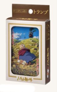 ensky - howl's moving castle movie scene playing cards