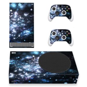 playvital butterfly illusion custom vinyl skins for xbox series s, wrap decal cover stickers for xbox series s console controller