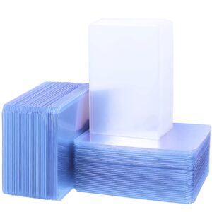 360 pieces hard card sleeves clear card holder for trading card transparent card protectors for baseball card, sports card, gaming card 2.5 x 3.5 inch