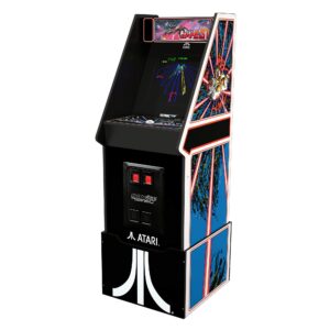 arcade1up tempest atari legacy edition home arcade machine, full size stand-up cabinet, 12 classic games