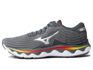 mizuno men's wave horizon 6 sneaker, ultimate grey/silver, 12