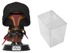 funko pop! star wars knights of the old republic darth revan exclusive bobblehead bundled with pop protector