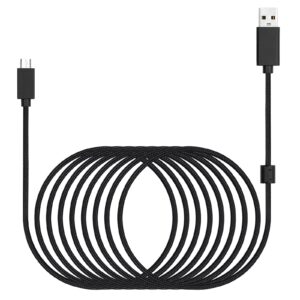 weishan micro usb audio cable replacement for logitech g633 g933 headset for charging or aux braided 6 ft