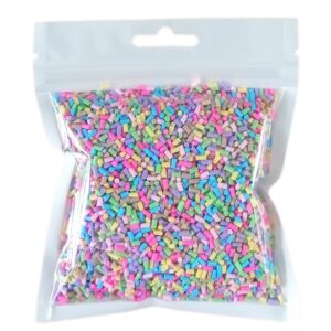 tacomege christmas fake candy sprinkles for resin / slime / crafts, simulated sweet sugar for play food … (color-2)