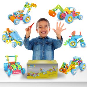 stem toys, building toys for boys age 7 8 9 10, 6in1 kids building kit, educational toys, build and play, perfect for a birthday gift for your kid, nephew, or grandson